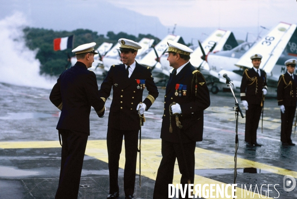 Porte-avions R99 "FOCH" : Mission de qualifications aéronautiques par ...