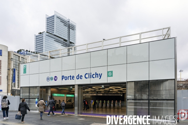 Ligne 14 : ouverture station Porte de Clichy par Marie-Pierre DIETERLÉ ...