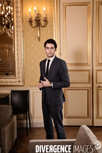 Portrait de gabriel attal par Cyril BITTON - Photographie CBI0868004 ...