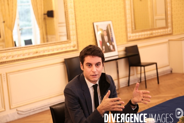 Portrait de gabriel attal par Cyril BITTON - Photographie CBI0868019 ...