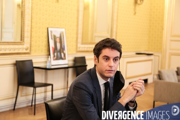 Portrait de gabriel attal par Cyril BITTON - Photographie CBI0868023 ...