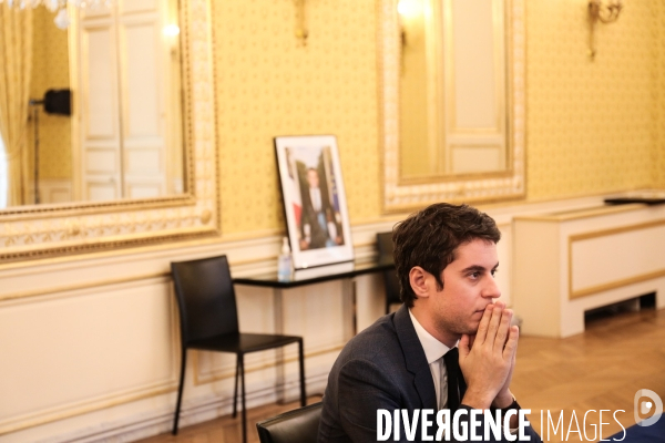 Portrait de gabriel attal par Cyril BITTON - Photographie CBI0868024 ...