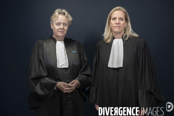 Portraits de Dominique Marcilhacy et d'Isabelle Clanet Dit Lamanit par ...