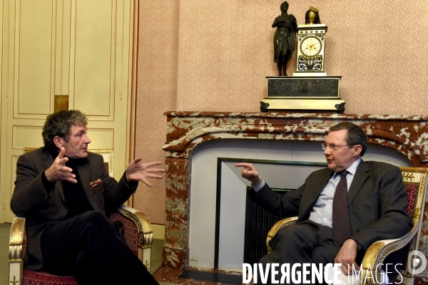 Philippe Bas et Pascal Jan par Marc CHAUMEIL - Photographie MC1823008 - Divergence images